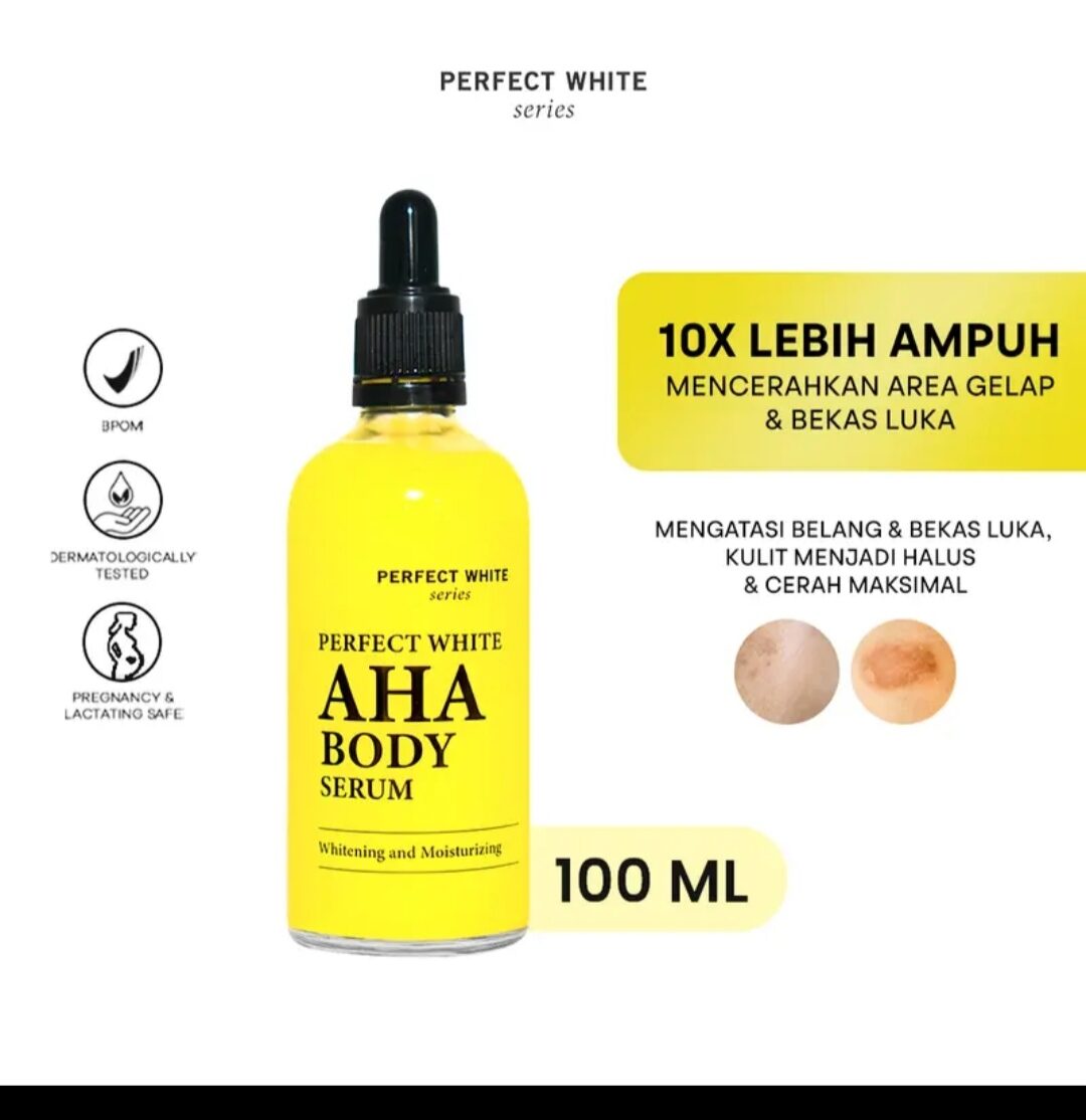 PERFECT WHITE AHA BODY SERUM | Lazada Indonesia