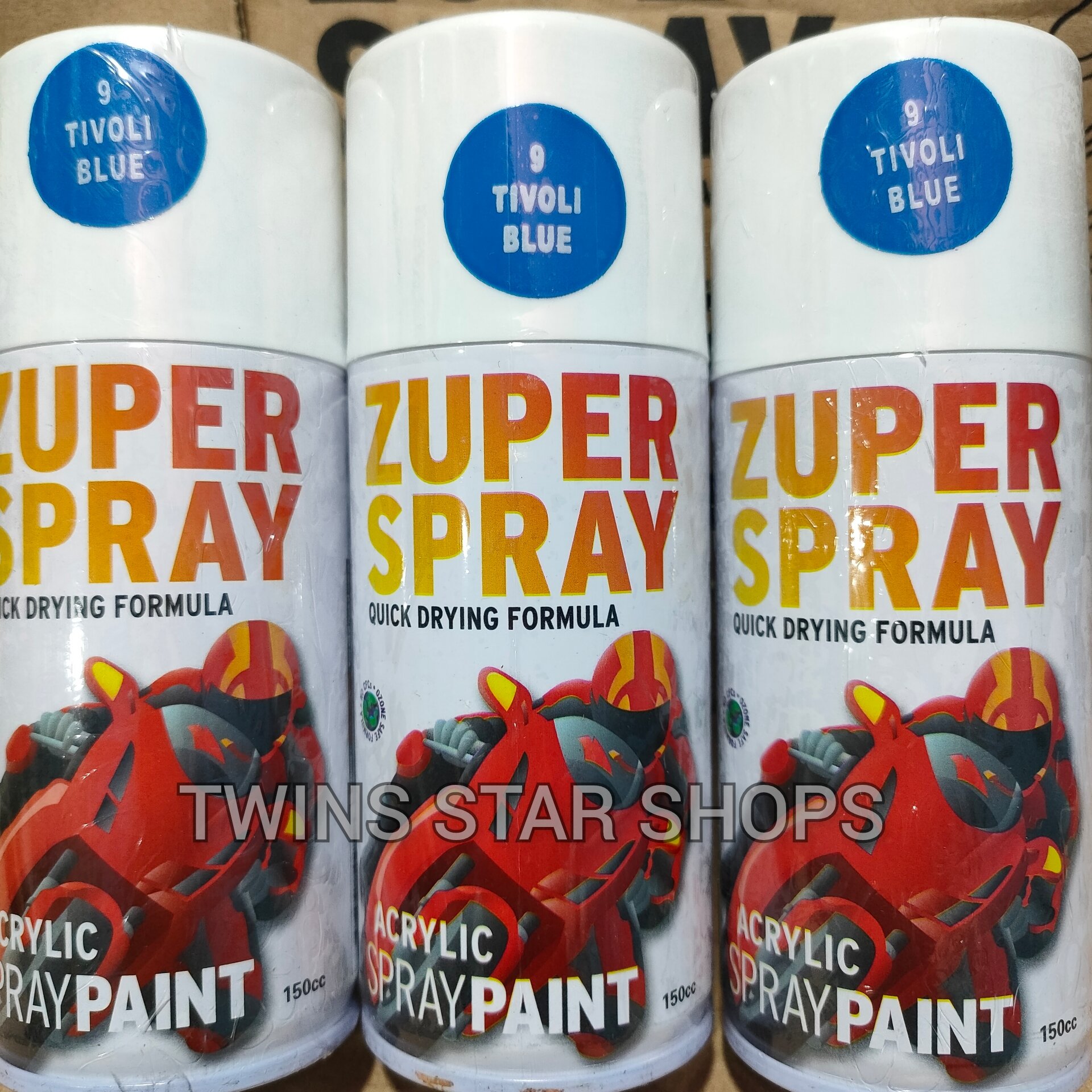Pilox Pilok Cat Semprot Zuper Warna Tivoli Blue 9 Biru tua Glossy ...