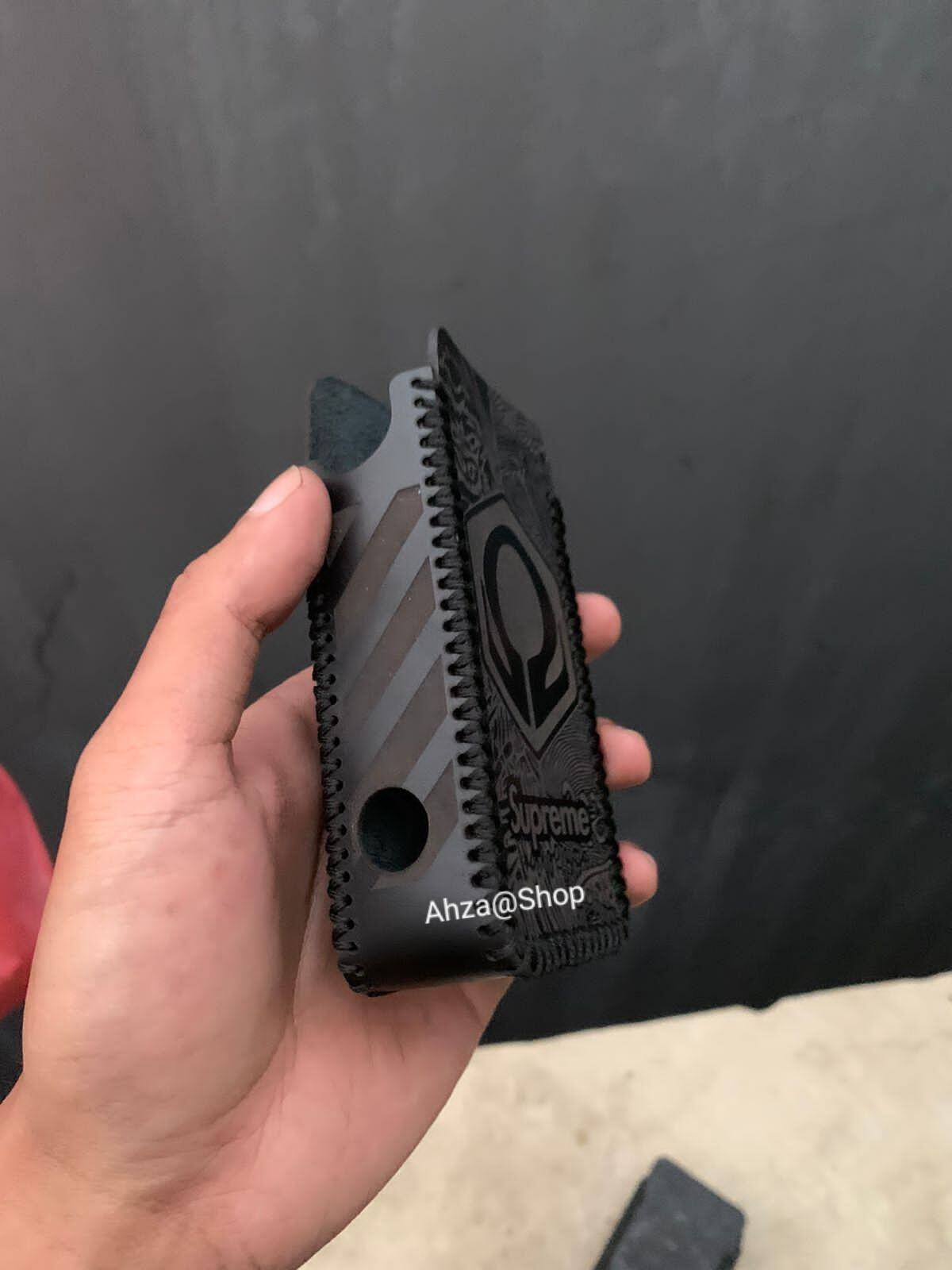 Custom Case hexohm, sleeve hexohm, wadah vape, warna hitam motif batik ...