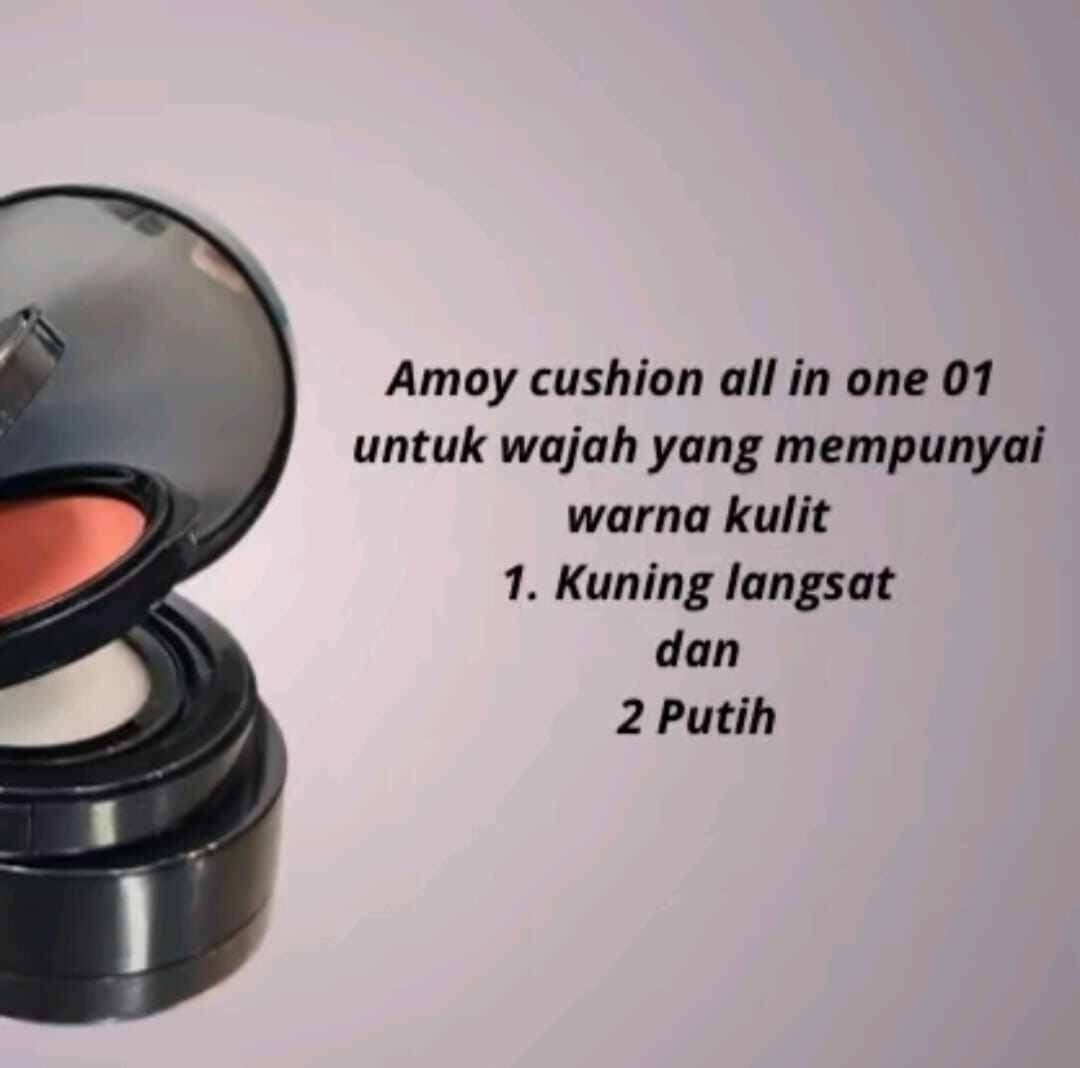 AMOY CUSHION 2 in 1, tahan air dan keringat, di lengkapi dengan ...