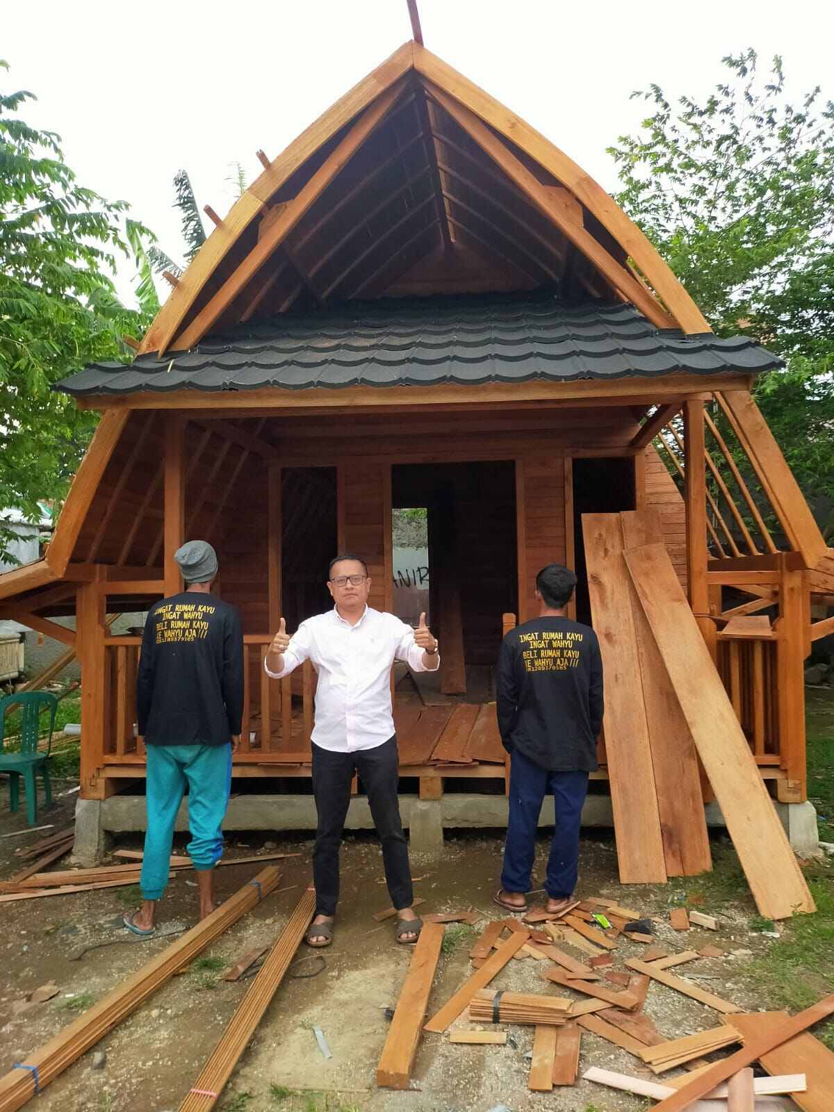 Rumah Kayu Kuat , Rumah Kayu minimalis | Lazada Indonesia