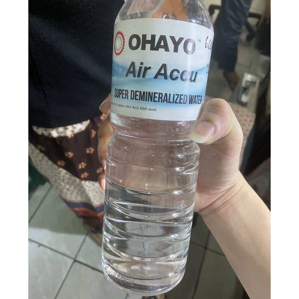 AIR ACCU AKI ISI ULANG / AIR AKI TAMBAH 1 LITER / 1 BOTOL | Lazada ...