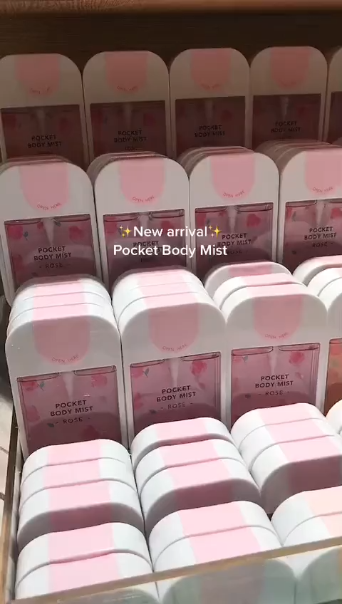Miniso Parfum Pocket Body Mist Fragrance Badan Body spray 35ml - rose ...