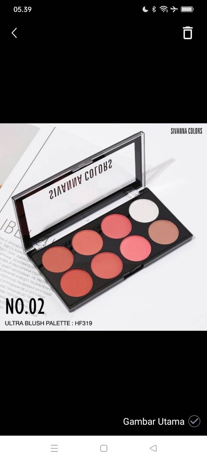 SIVANNA COLOR BLUSH ON PALLETE / SIVANNA COLOR Eyeshadow | Lazada Indonesia