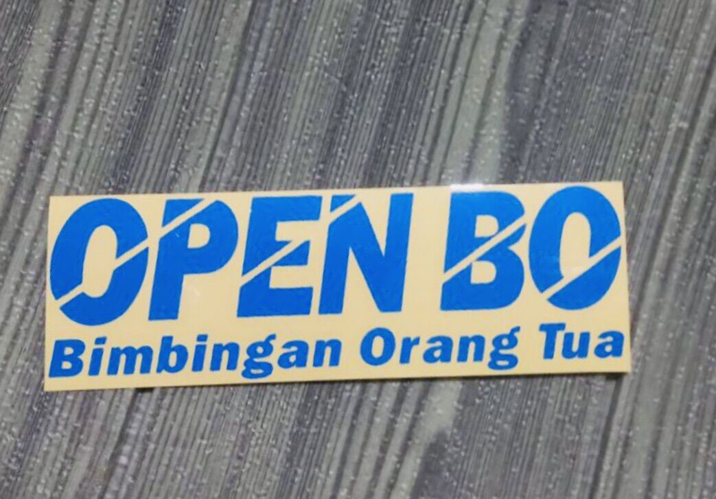 Stiker Open BO | Lazada Indonesia