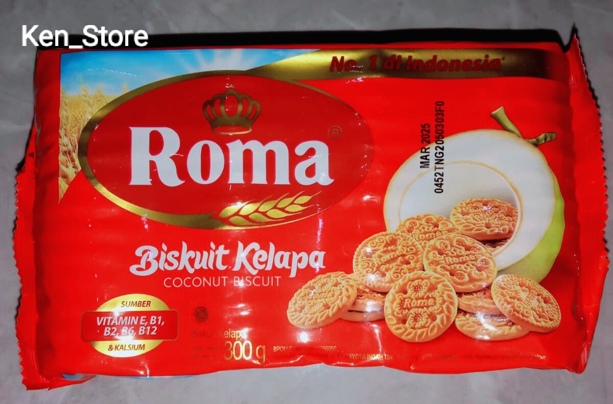 Biskuit Roma Kelapa 300 gr / Roma Biskuit Kelapa 300 gram / Biscuit ... Biskuit Roma Kelapa 300 gr / Roma Biskuit Kelapa 300 gram / Biscuit ...