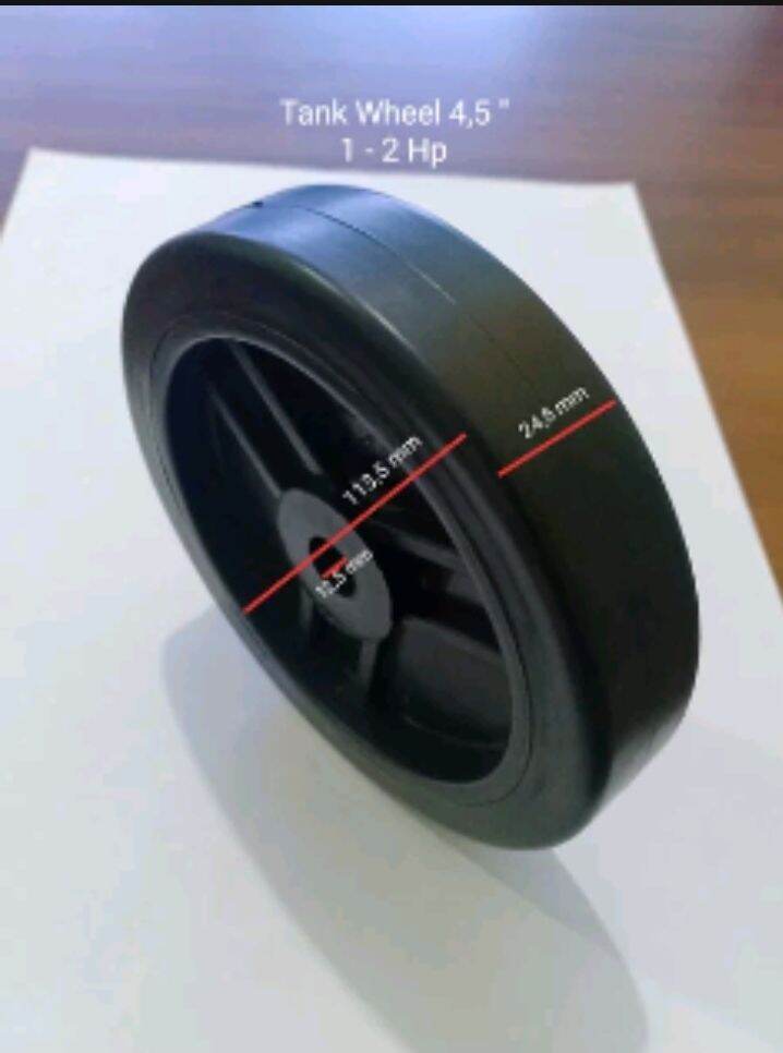 Roda kompresor 4,5 " tank wheel | Lazada Indonesia