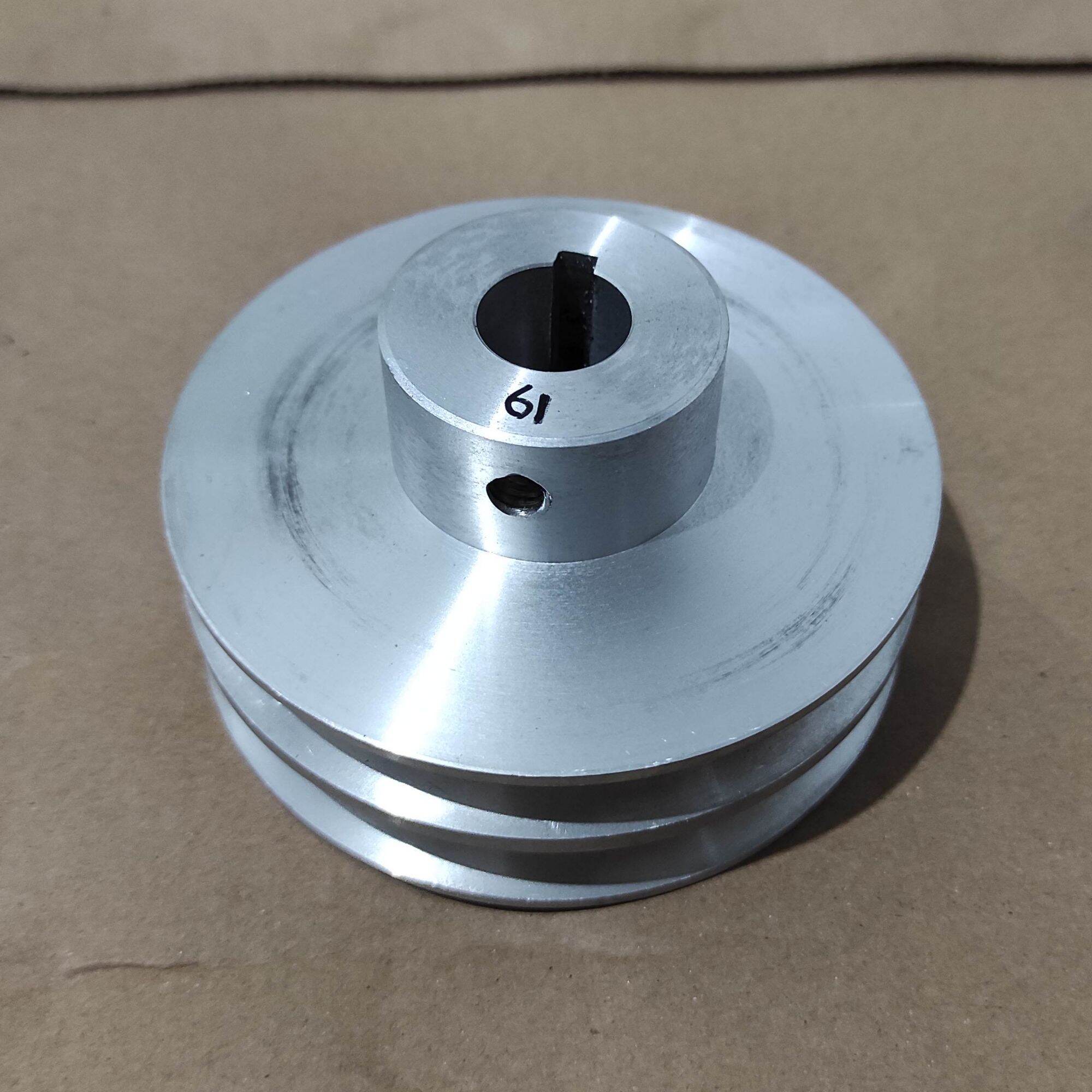 Pulley pully 4 inch as 19 mm jalur A2 poly pully alumunium | Lazada ...