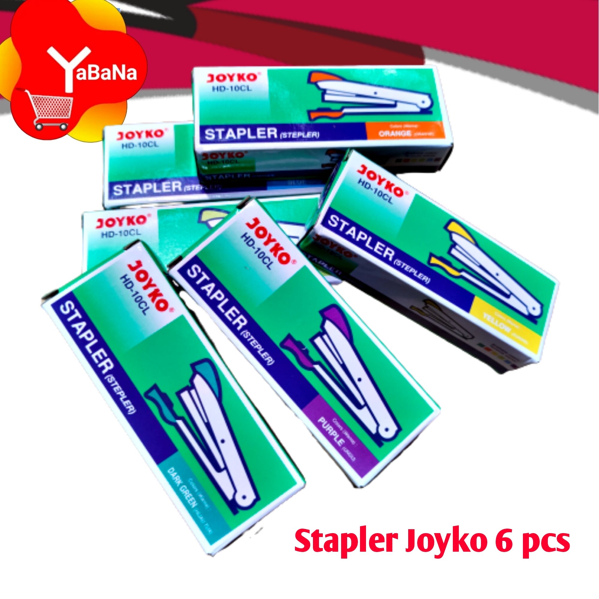 Stapler staples Merk Joyko HD-10CL isi 6 pcs | Lazada Indonesia