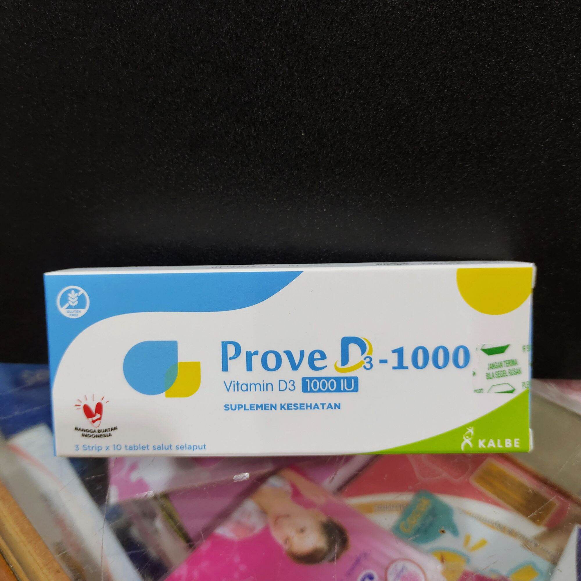 Prove D3 1000iu box isi 30tablet | Lazada Indonesia