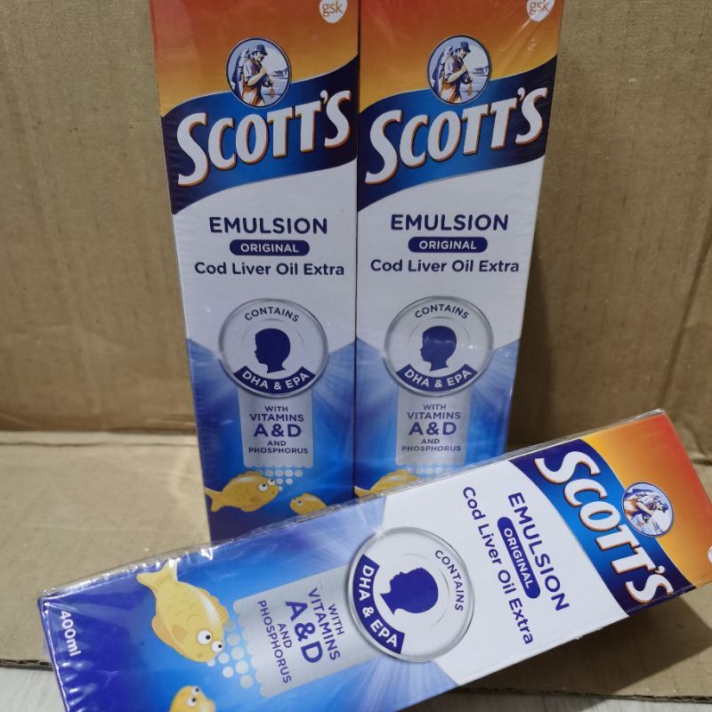 SCOTT'S Emulsion MALAYSIA 400 ML | Lazada Indonesia