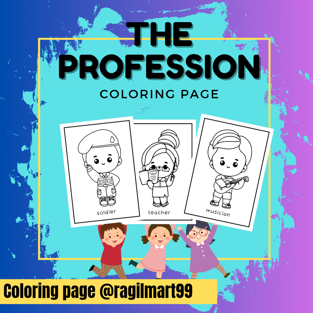 [ 17 Pcs ] DIY Coloring Page / Belajar Dan Mewarnai Lembar Sketsa Untuk ...