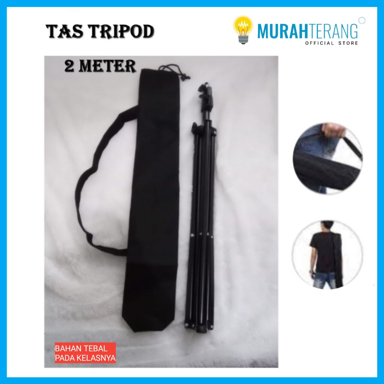 TAS TRIPOD / TAS TRIPOD LIGHT STAND / TAS TRIPOD KAMERA 2 METER BAHAN ...