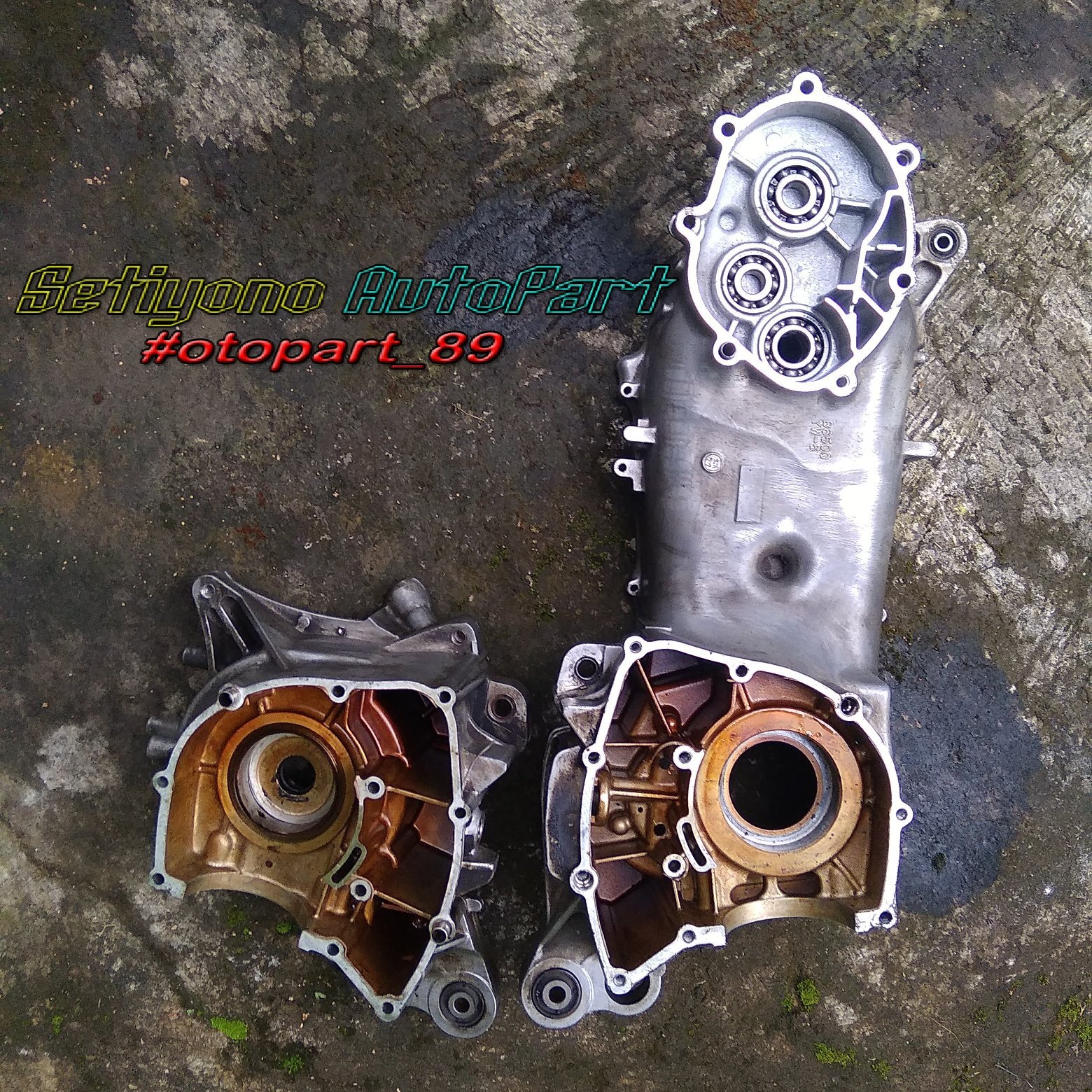 Blok Crankcase Kanan Dan Kiri Yamaha Aerox 155cc Lexi Bisa | Lazada ...