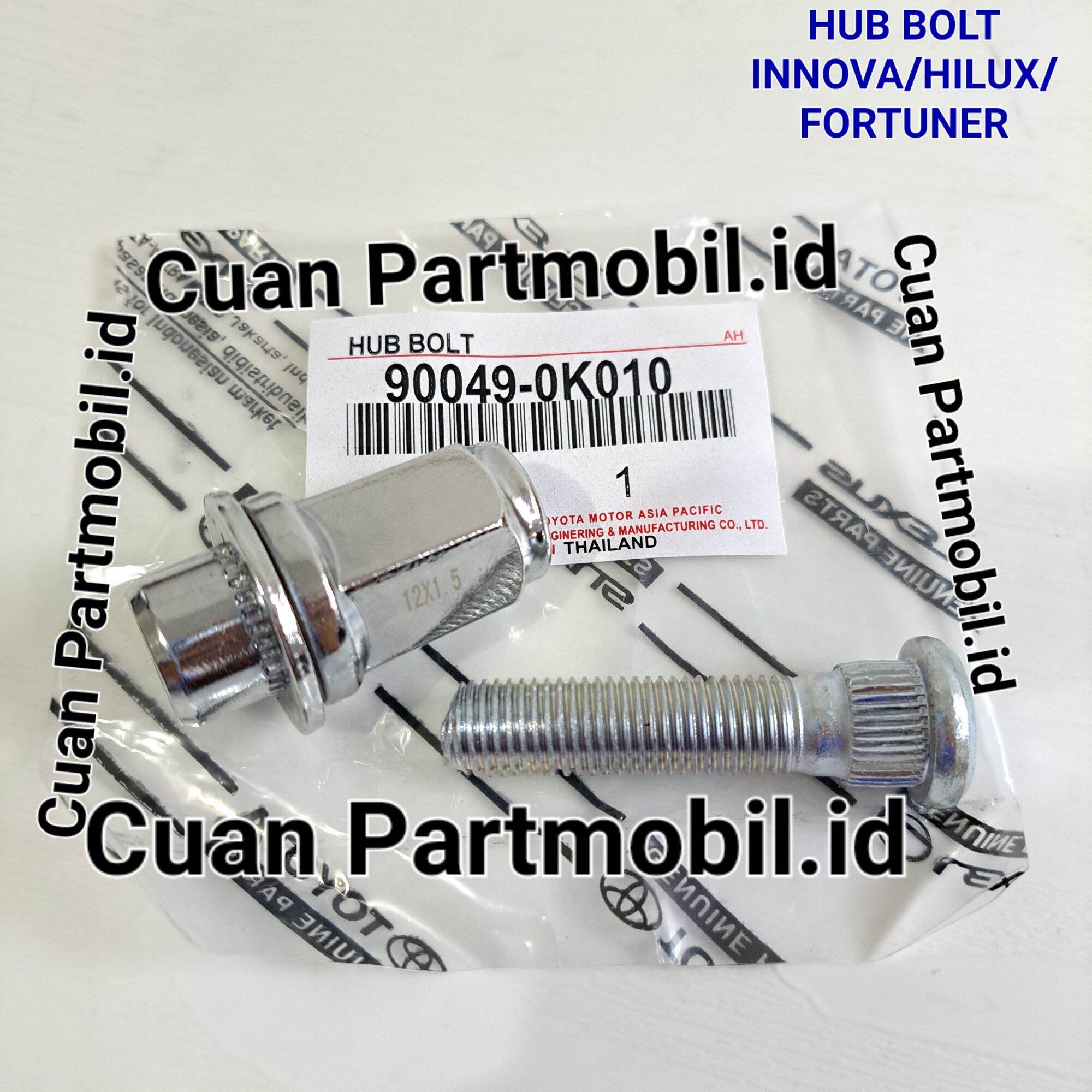 HUB BOLT BAUT RODA MUR RACING INNOVA HILUX FORTUNER PAJERO SPORT 60MM ...