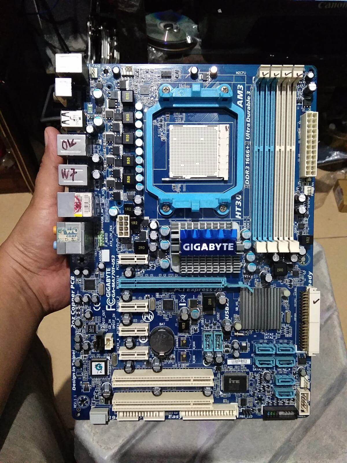 Motherboard AMD Soket AM3 DDR3 slot Ram 4 OFF board VGA | Lazada Indonesia