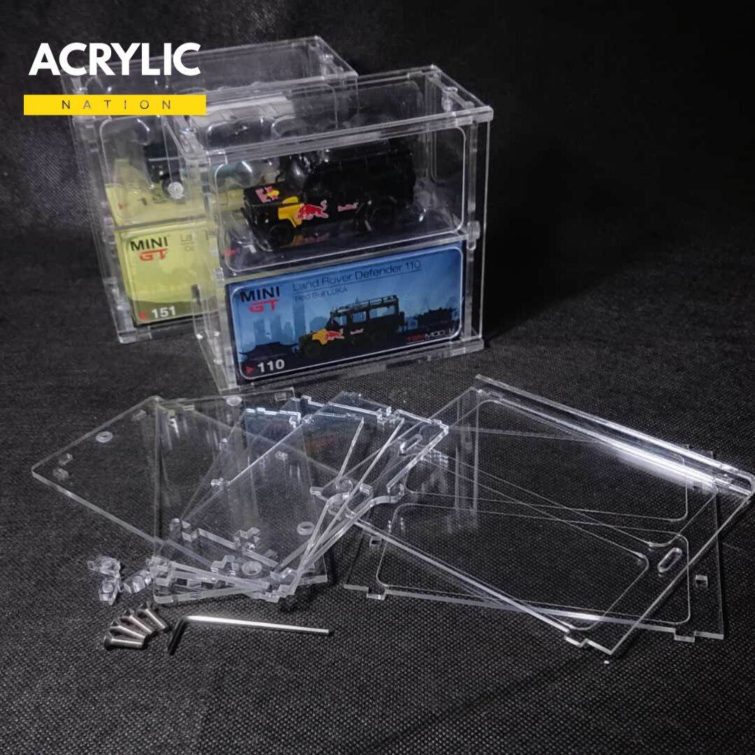 Box Acrylic Akrilik Diecast Untuk Mini GT Rakit Bongkar Pasang | Lazada ...