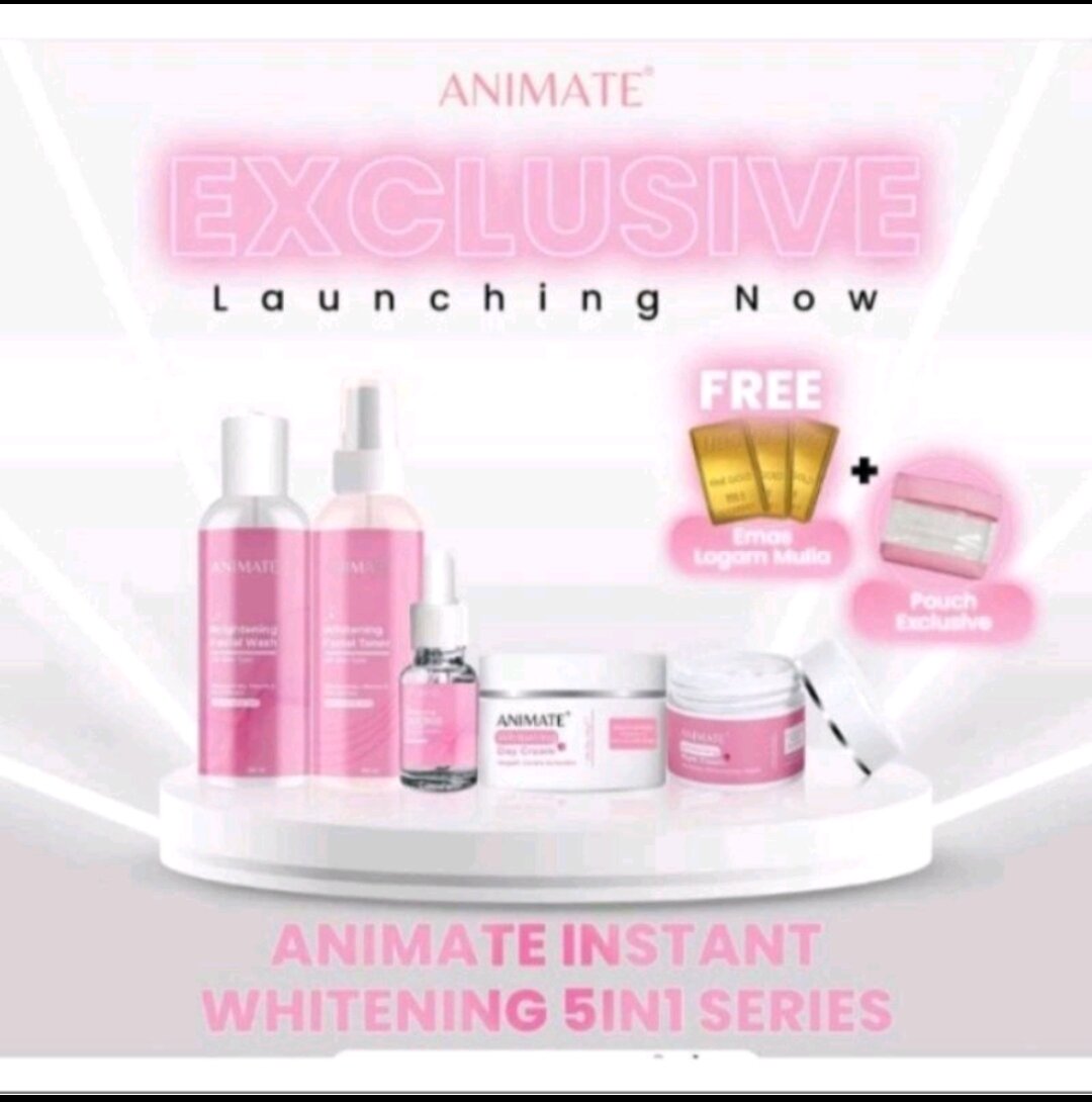 Animate Instant Whitening series 5in1 Free Mini Gold | Lazada Indonesia