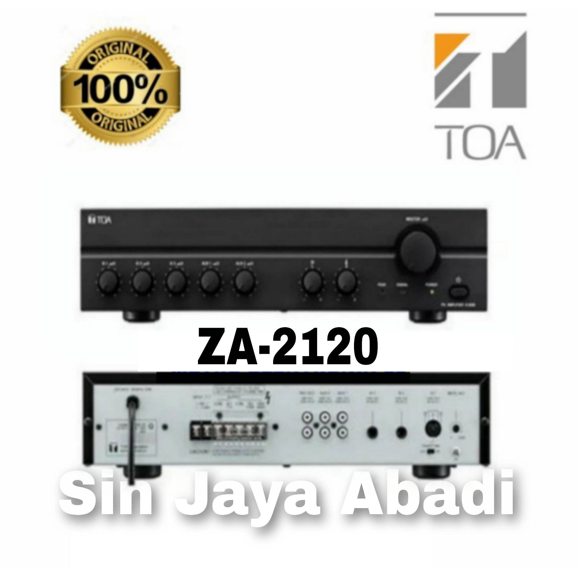 Amplifier TOA ZA 2120 Amplifier ZA-2120 ORIGINAL | Lazada Indonesia