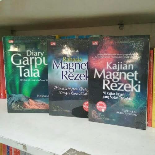 PAKET 3 BUKU NASRULLAH, RAHASIA MAGNET REZEKI, KAJIAN MAGNET REZEKI, DIARY GARPU TALA | Lazada ...