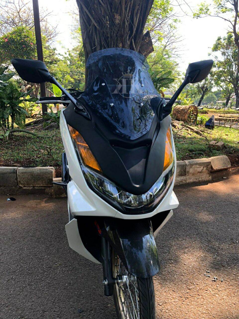 Frame Windshield Honda PCX 160 Model SUPER RACER, Kedok Batok depan PCX ...