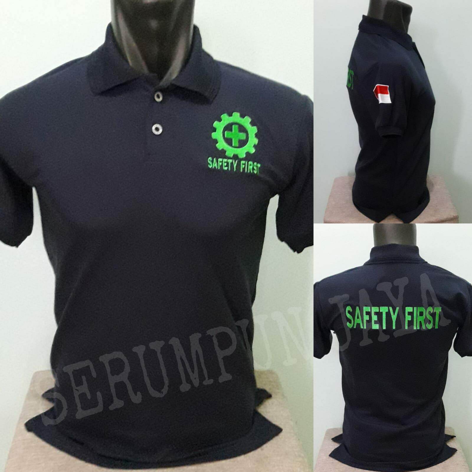 KAOS NAVY SAFETY FIRST - KAOS SAFETY FIRST NAVY FULL BORDIR - KAOS ...