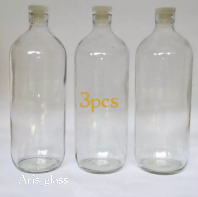 Botol bensin 1liter/ Botol jamu 3pcs+tutup | Lazada Indonesia