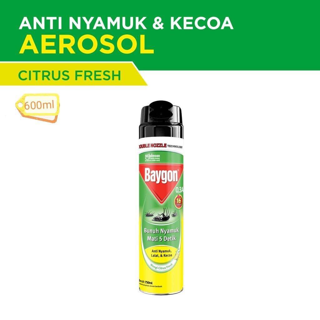 Baygon Aerosol 600 ml All Varian | Lazada Indonesia