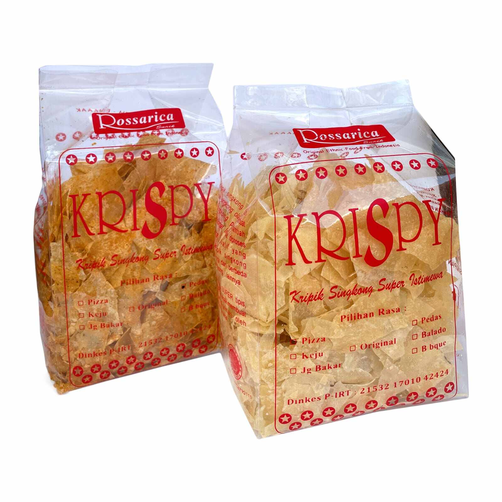 Krispy keripik opak singkong tipis renyah gurih pedas enak | Lazada ...