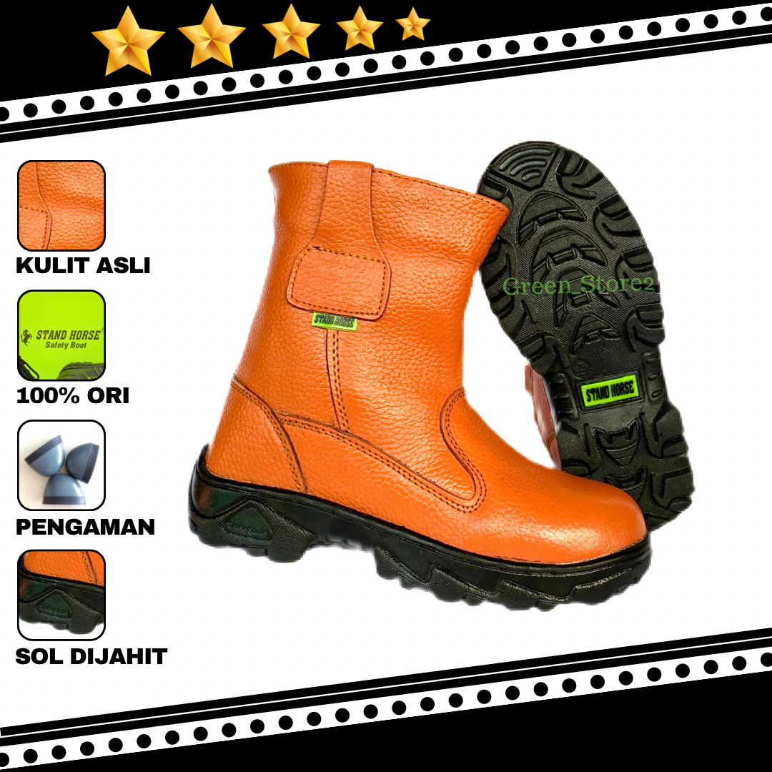 Sepatu Sefty Pria Sepatu Septi Ujung Besi Sepatu Septy Cowok Sefty ...