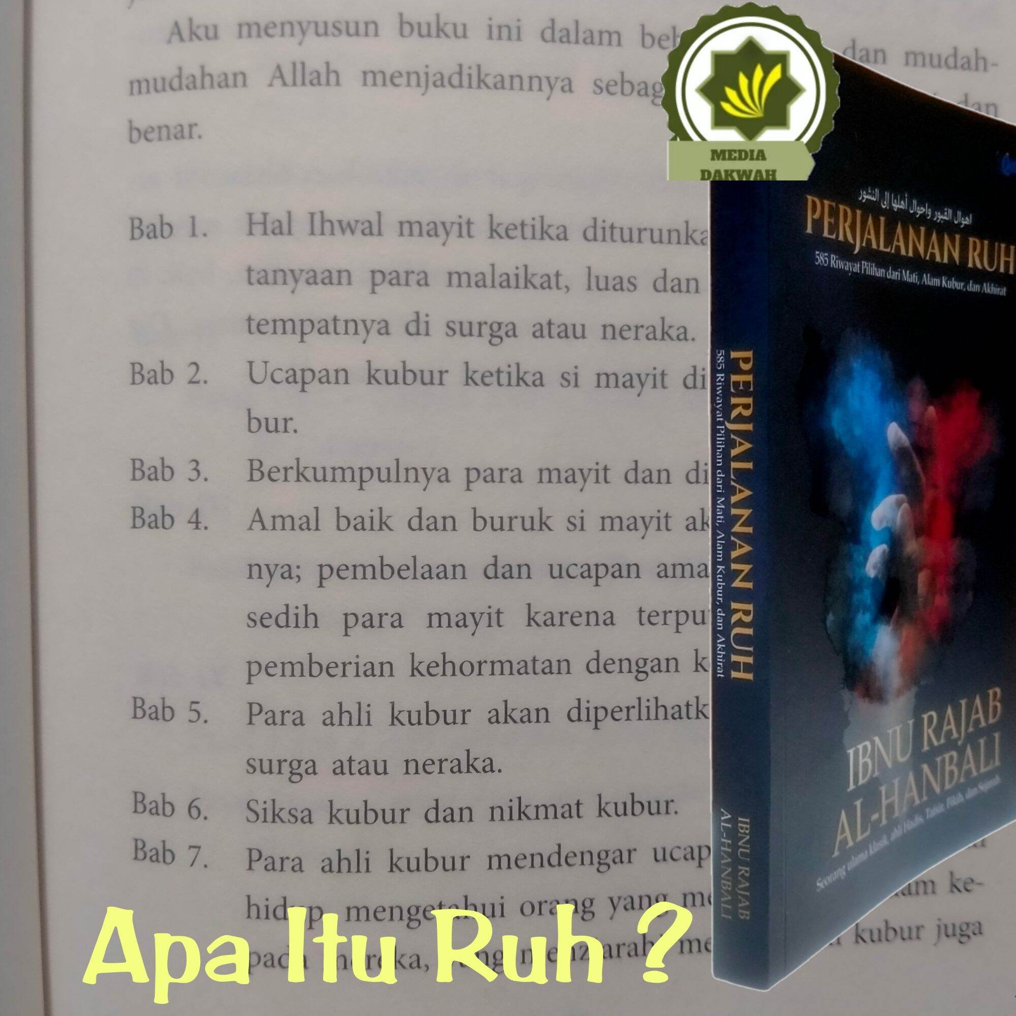 Buku PERJALANAN RUH AR-RUH Roh MANUSIA 585 Riwayat Pilihan dari Mati ...