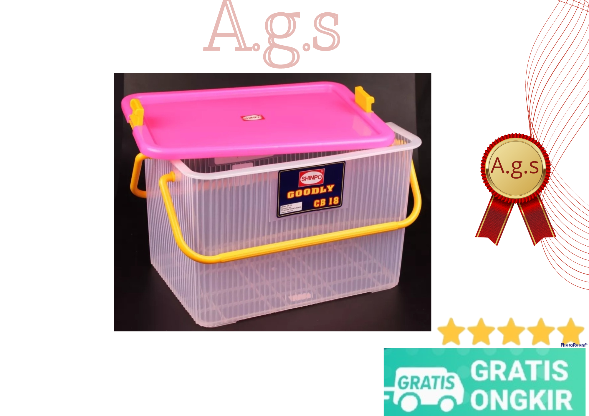 Container Box Plastik - ( Cb 18 ) - Container Jualan - Container Box Serbaguna - Box Container ...