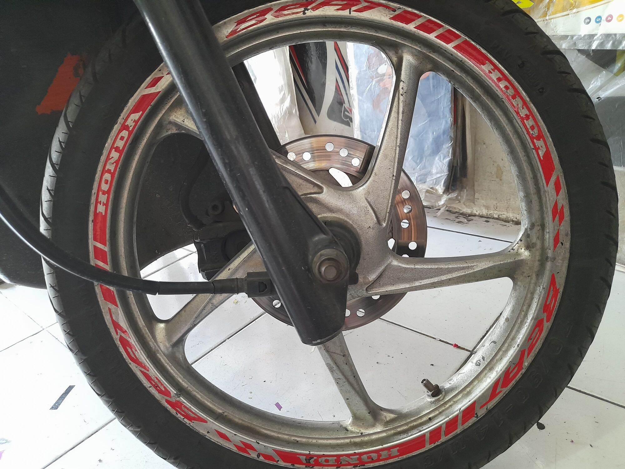 Sticke Cutting Lis Velg Motor Beat | Lazada Indonesia