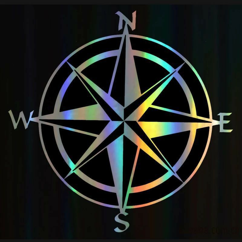 STIKER MOBIL STICKER CUTTING LOGO KOMPAS BINTANG | Lazada Indonesia