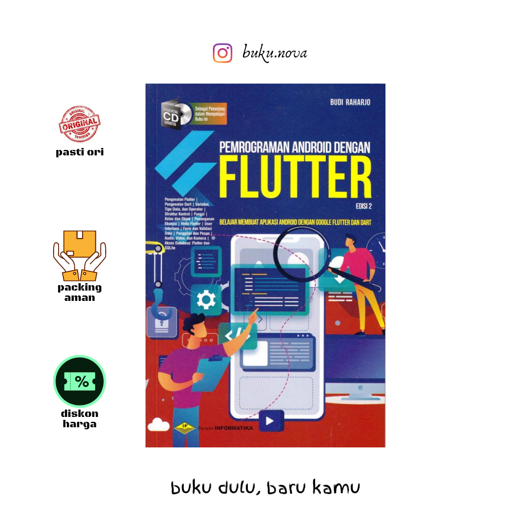 Buku Pemrograman Android Dengan Flutter Edisi 2 | Lazada Indonesia