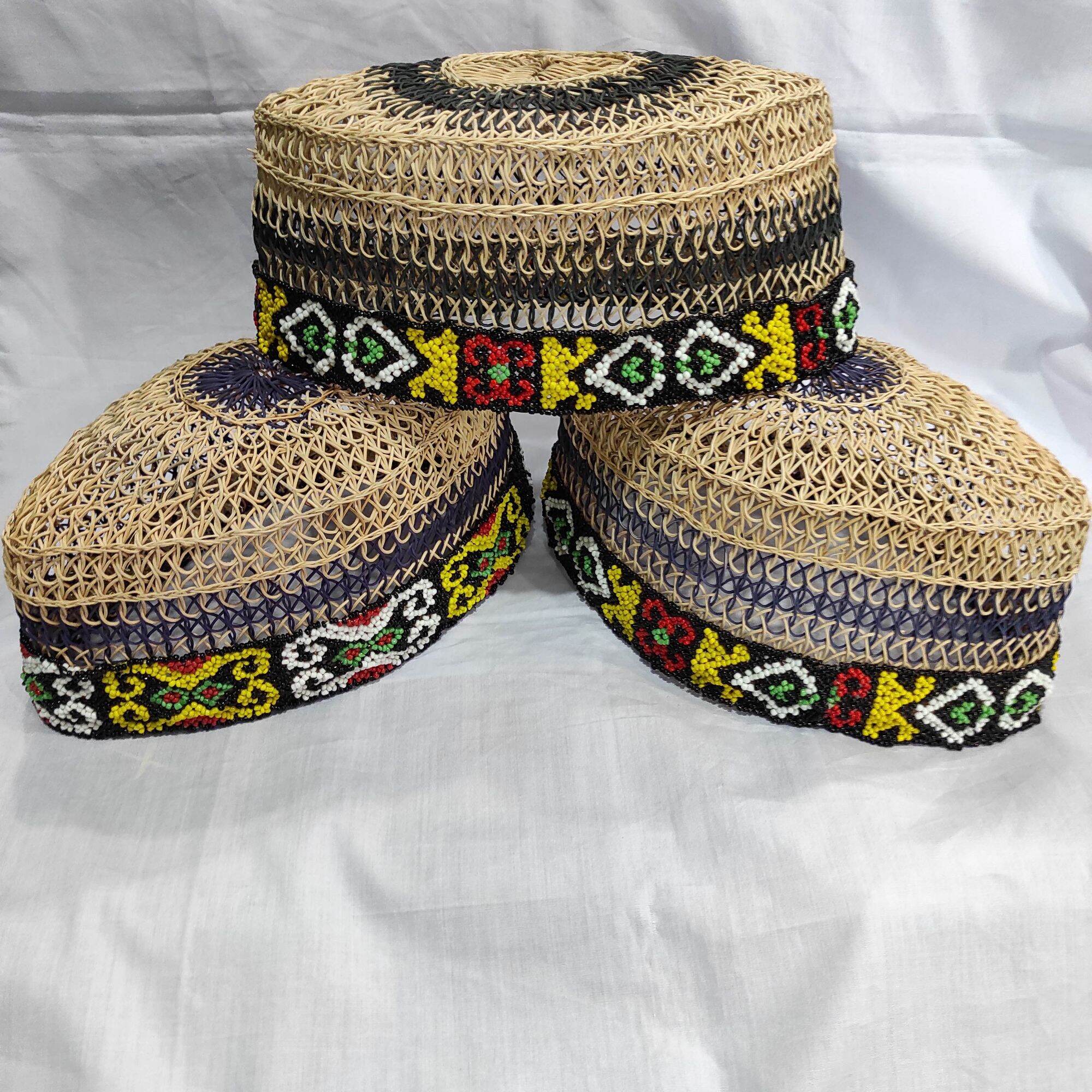 Kopiah songko peci rotan manik kalimantan PRM02 | Lazada Indonesia