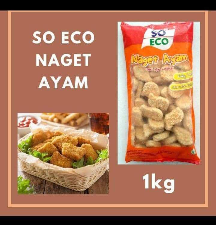 NUGGET SO ECO Chicken Nugget 1kg, Nugget Ayam paling ENAK dan paling ...