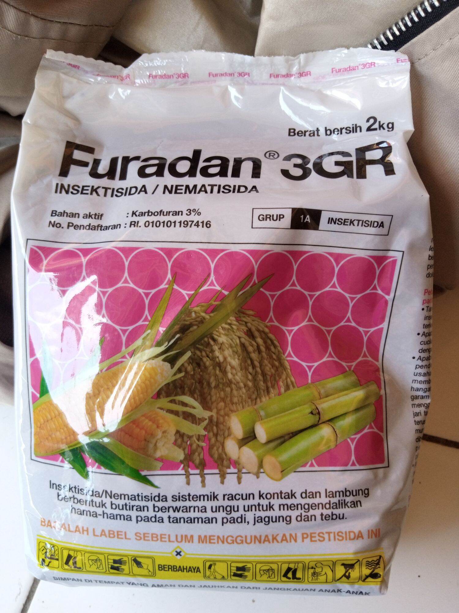 Furadan 3 GR insektisida kemasan 2 kg | Lazada Indonesia