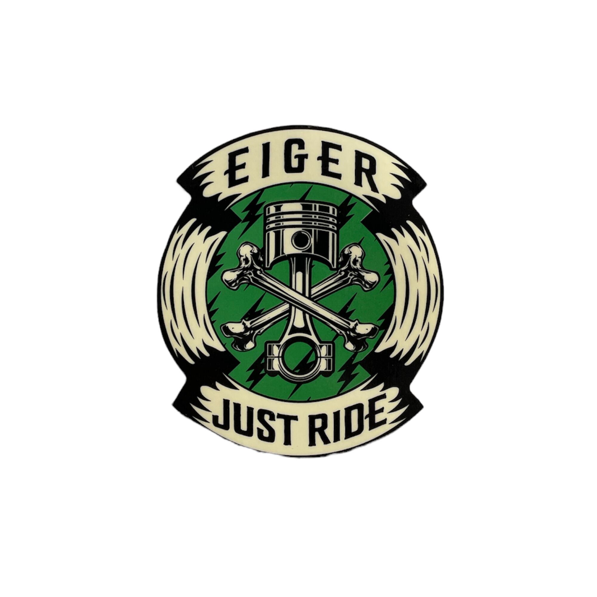 Sticker Eiger Original Riding Trein Aan Just Ride Stiker | Lazada Indonesia