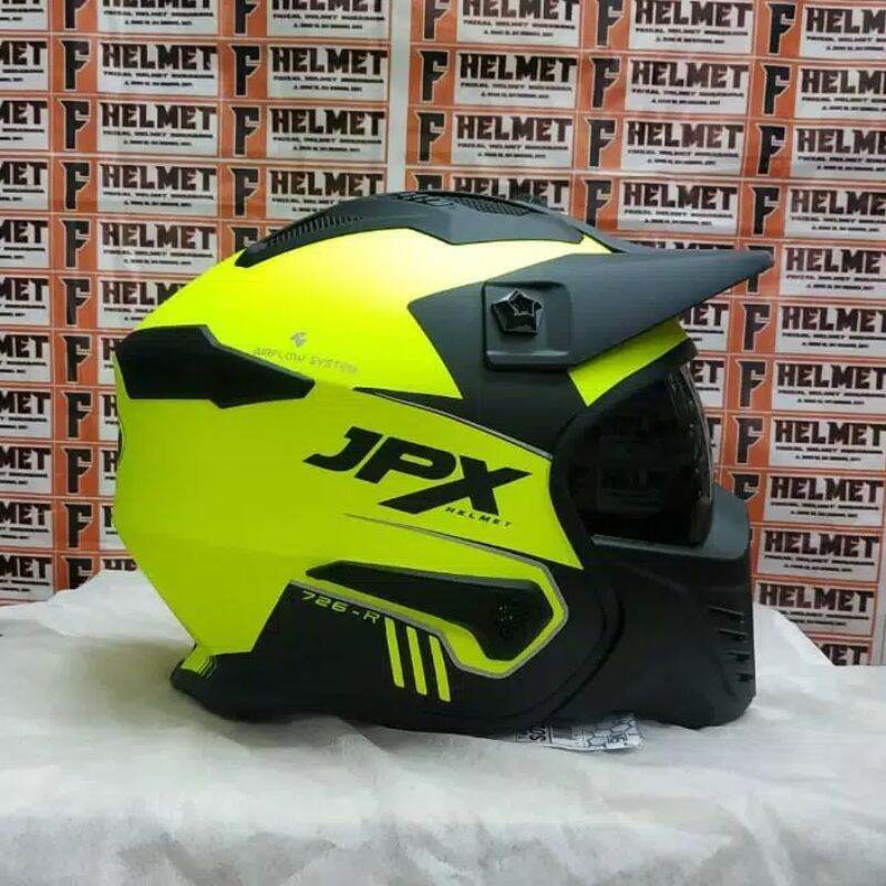 HELM JPX MX 726-r PULL WARNA MULTI FUNGSI | Lazada Indonesia