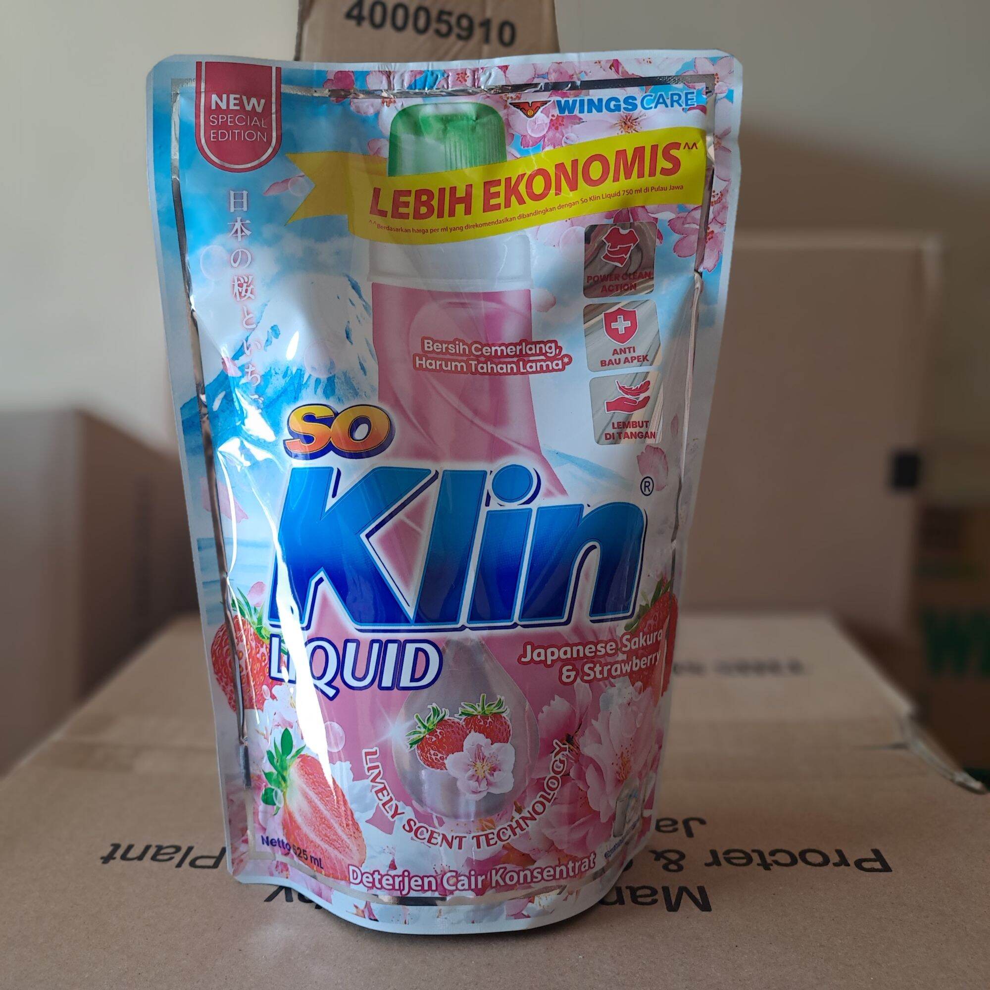 So Klin Liquid Detergent Cair Nature Series Lavender 525ml | Lazada ...