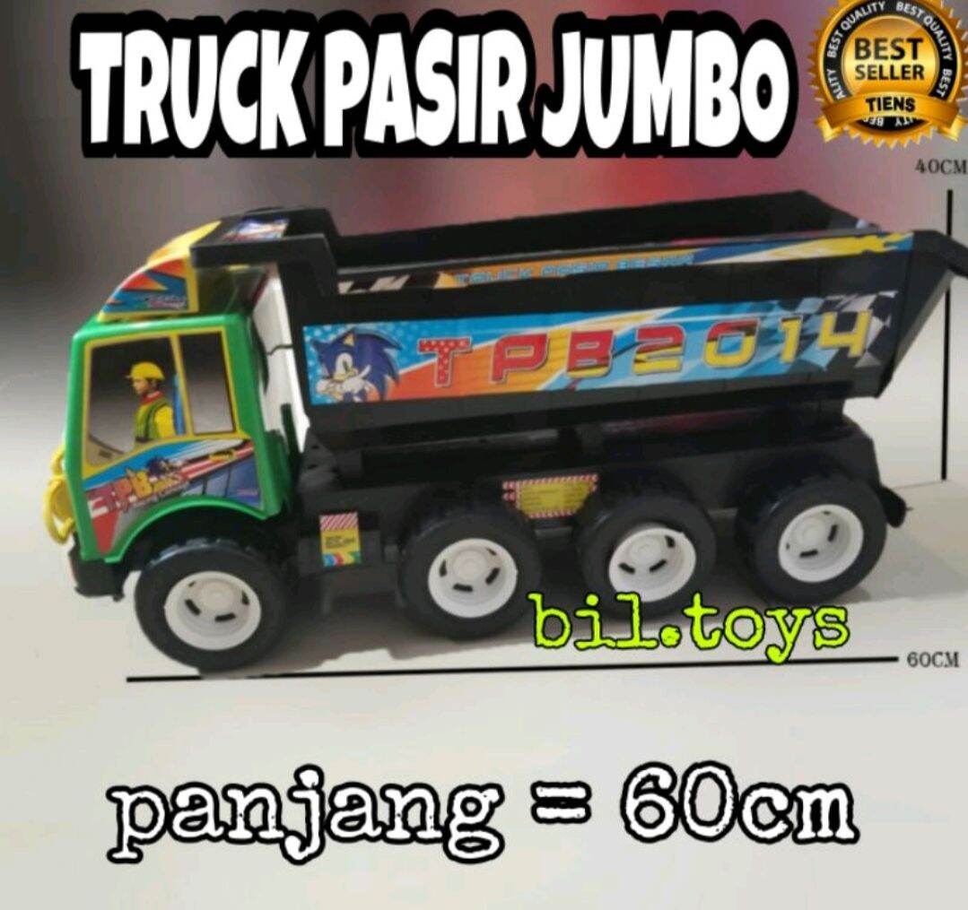 Mainan mobil truck super besar dan panjang / mainan truck ukuran besar ...