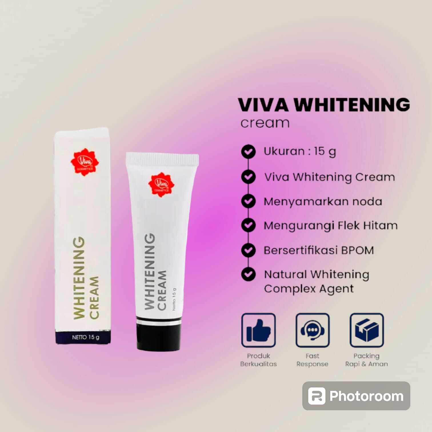 VIVA WHITENING CREAM 15g | Lazada Indonesia