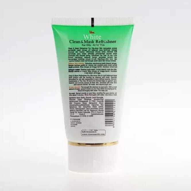 Viva White Clean Mask Refreshner Face Cleanser / All Skin Types / Dry ...