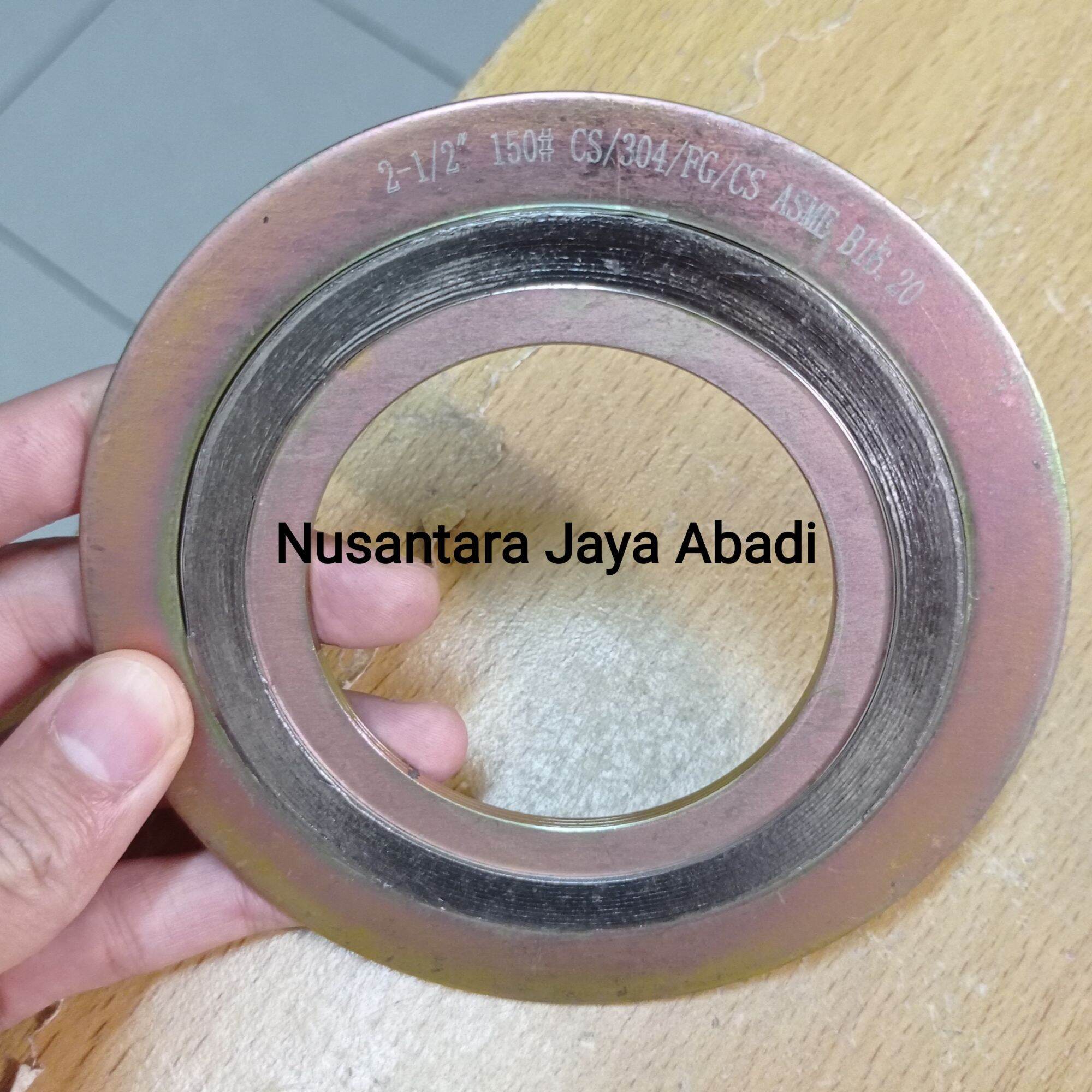 SWG Spiral Wound Gasket Ansi 150 Lb Carbon Steel Besi 2 1/2 " inchi DN ...