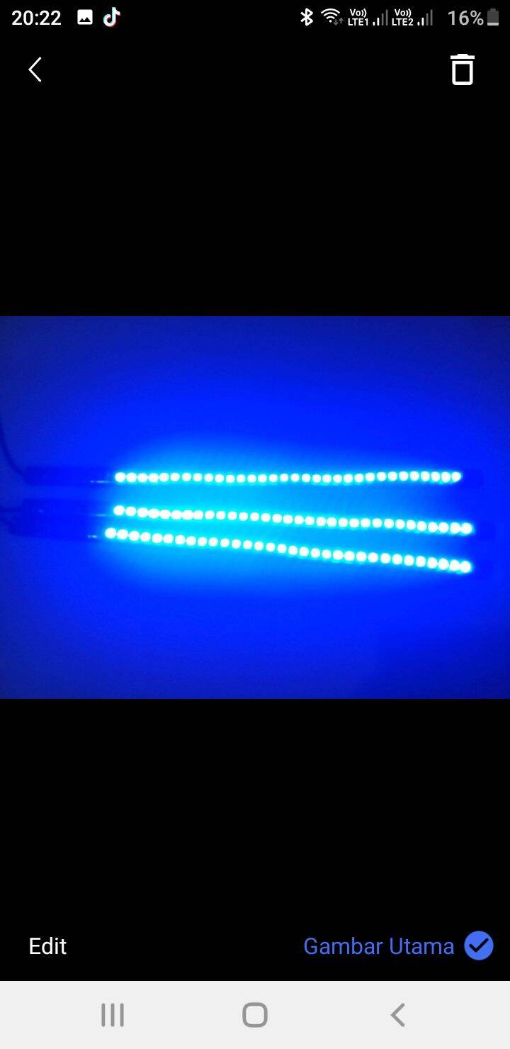 Lampu Variasi!! LAMPU LED THUNDER FLEXIBLE STROBO WELCOME 32cm 12V/24V ...
