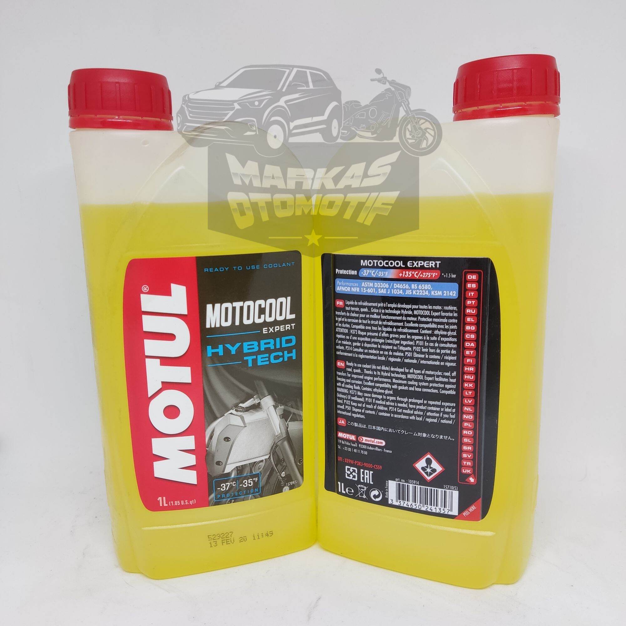 MOTUL MOTOCOOL EXPERT 1L HYBRID TECH / AIR RADIATOR/PREMIUM/ 100% ...