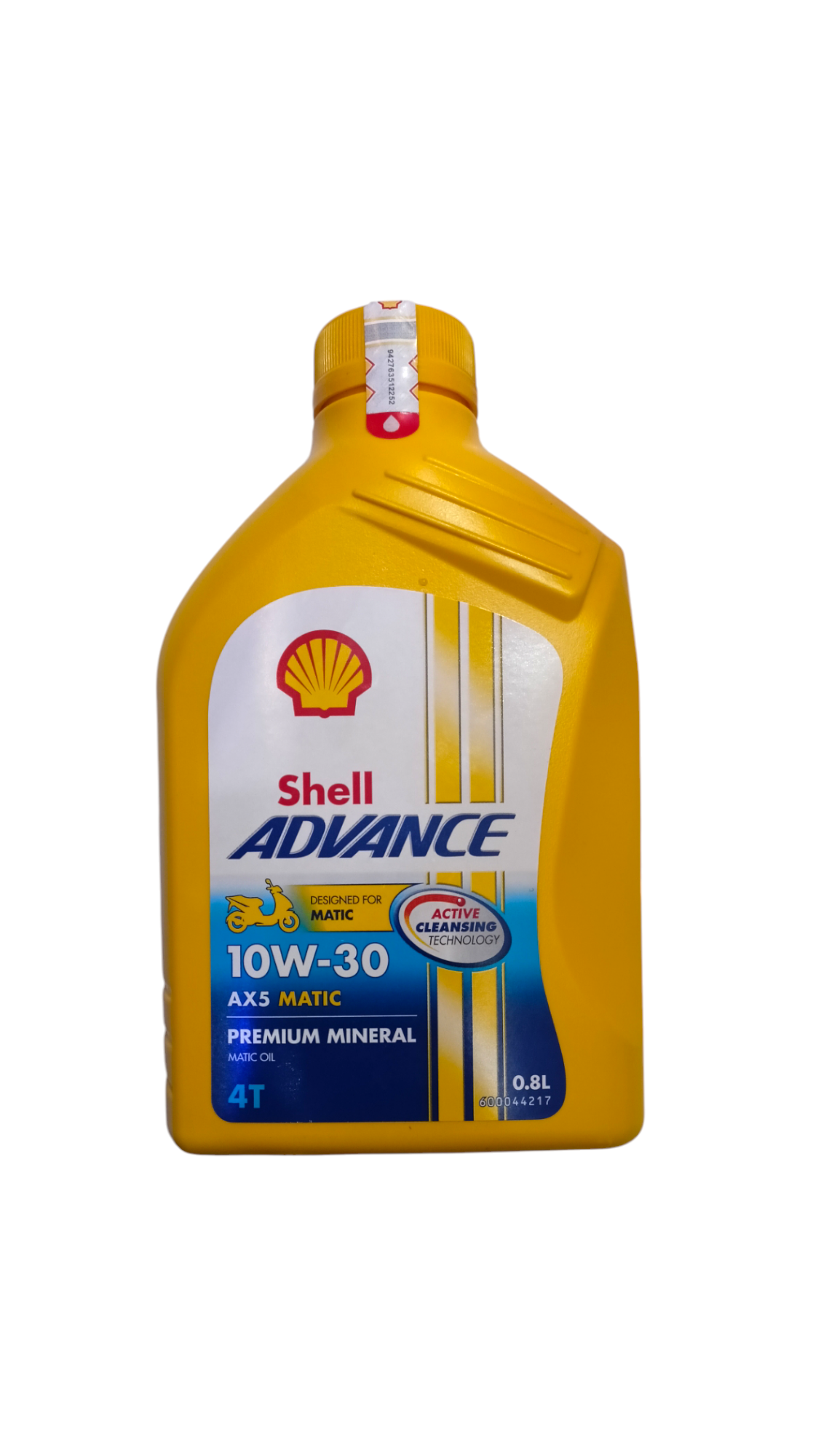 Oli Shell Advance Ax5 matic 0.8L 800ml 10W-30 Shell Ax5 kuning asli ...