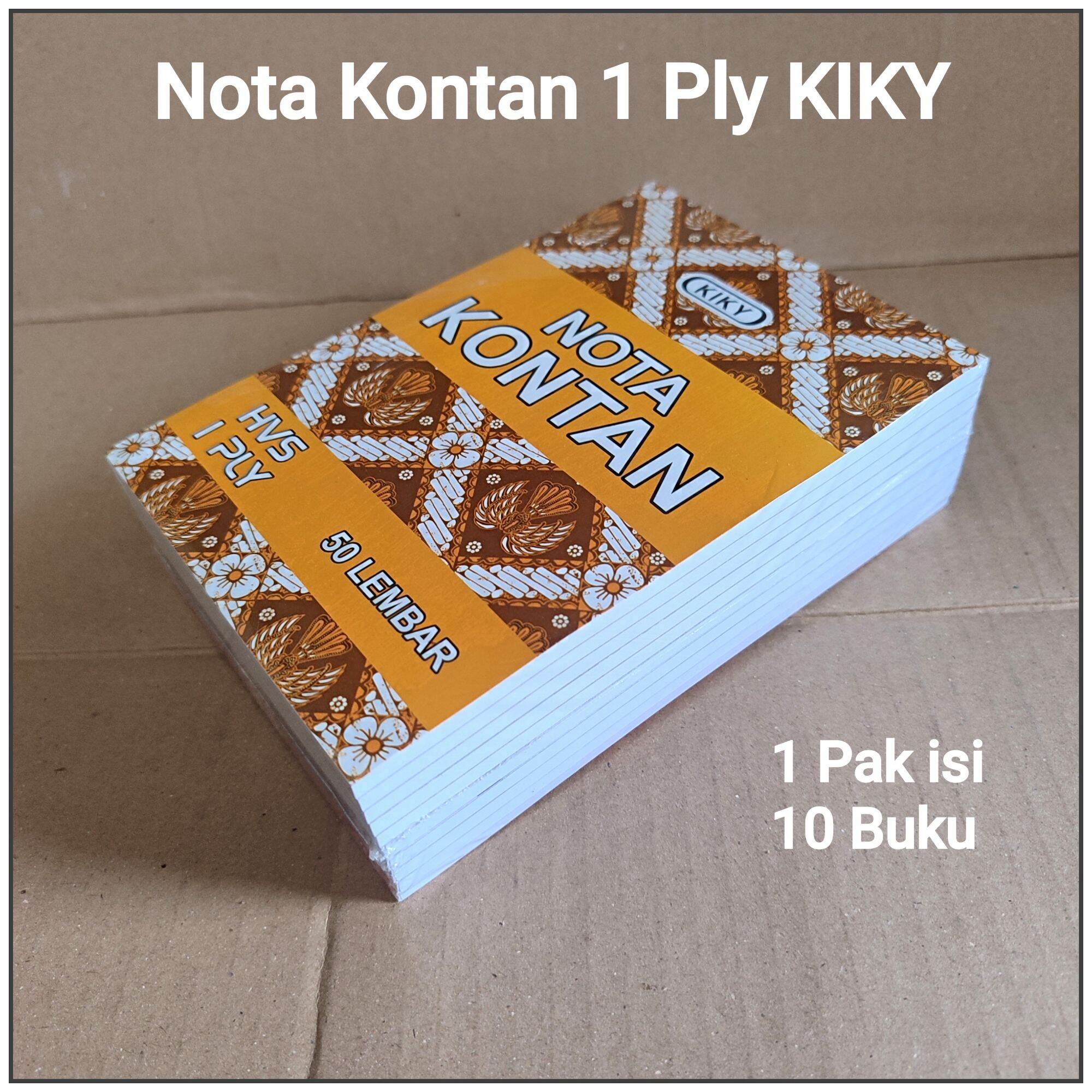 1 Pak Nota Kontan Kiky 1 Ply Isi 10 Pcs | Lazada Indonesia