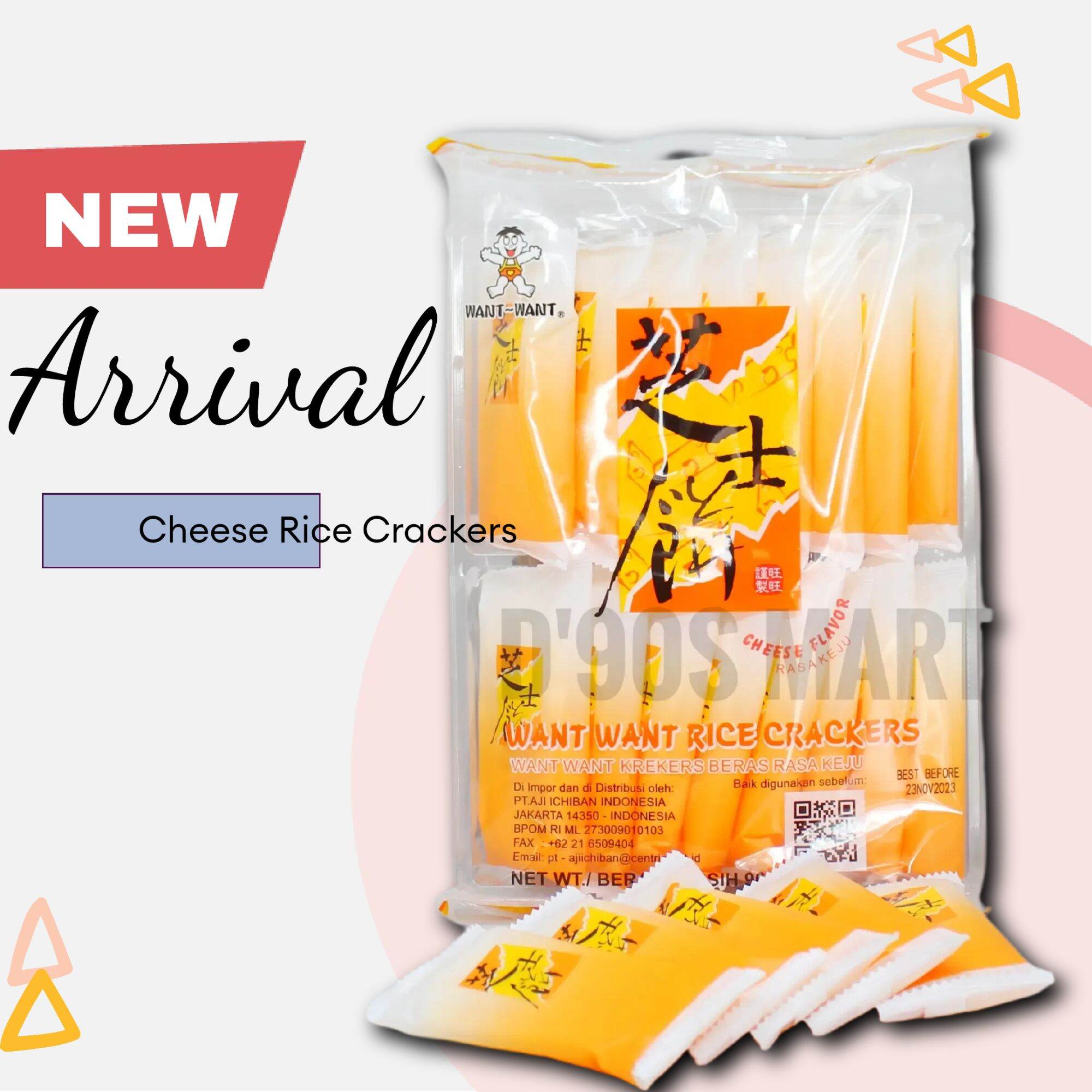 Want & Want Cheese Rice Crackers | Lazada Indonesia